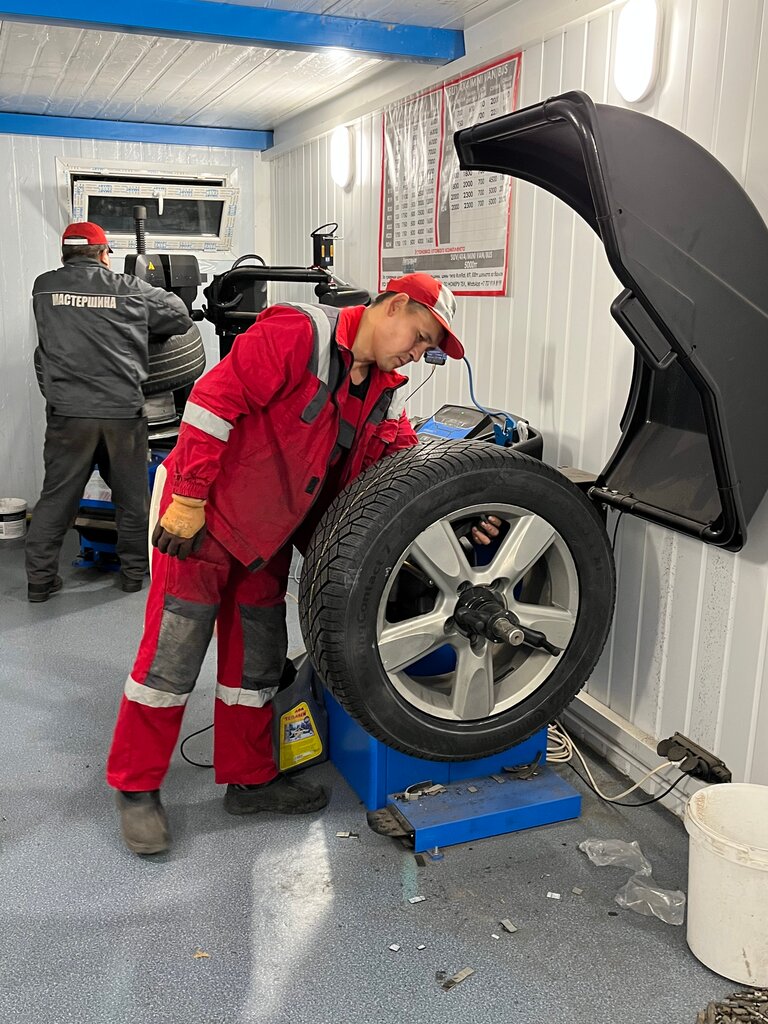 Oto lastik tamiri Tire service, Almatı, foto