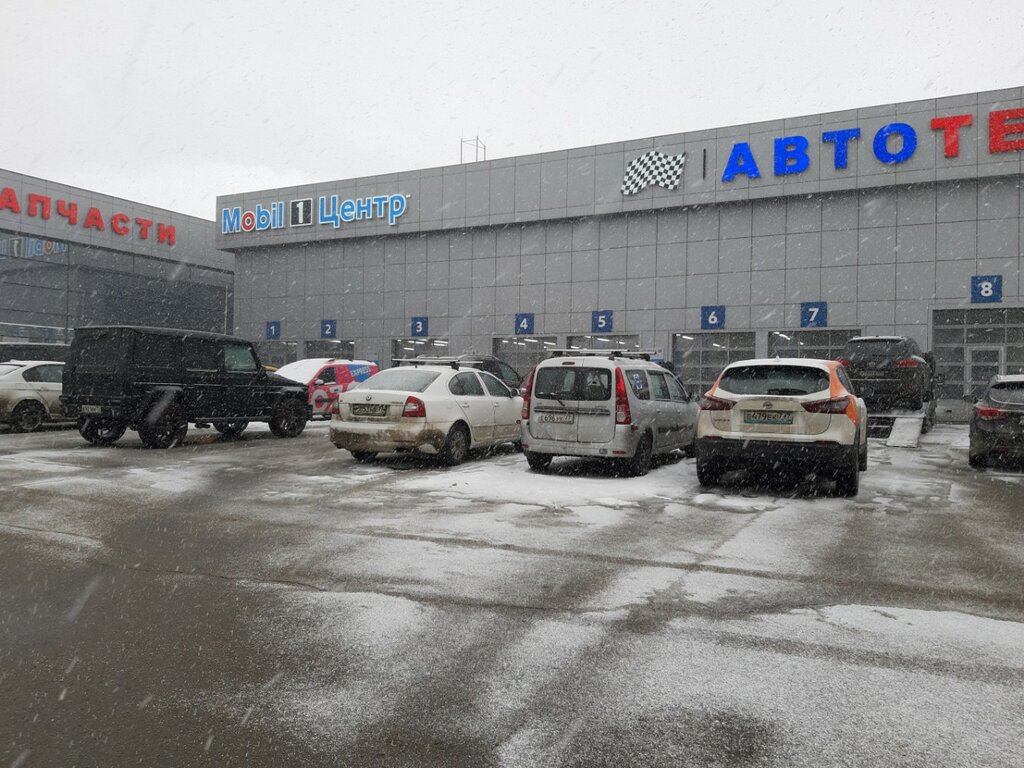 Express yağ değişim noktası Mobil 1 центр, Moskova, foto