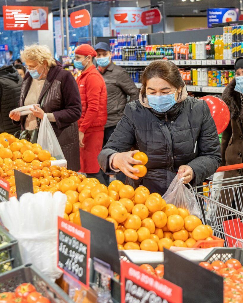 Süpermarket Korzinka, Taşkent, foto