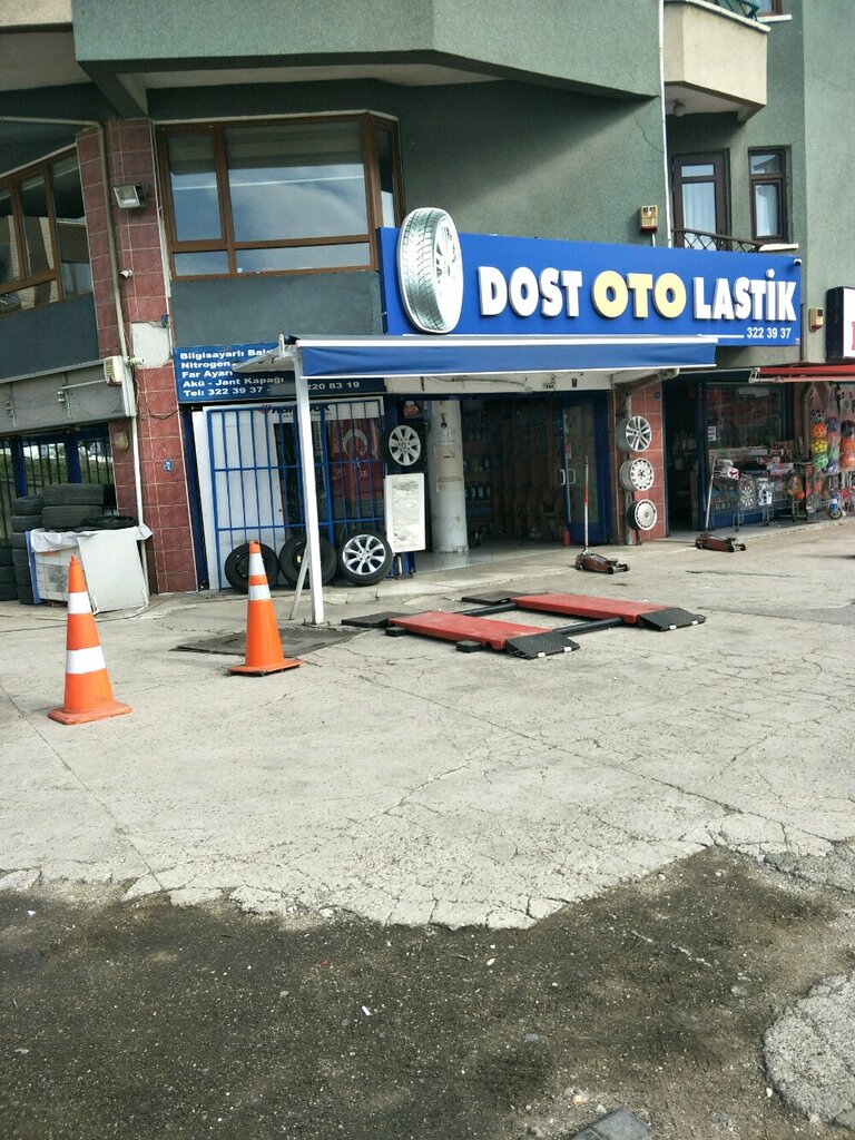 Jant ve lastikçiler Dost Oto Lastik, Ankara, foto