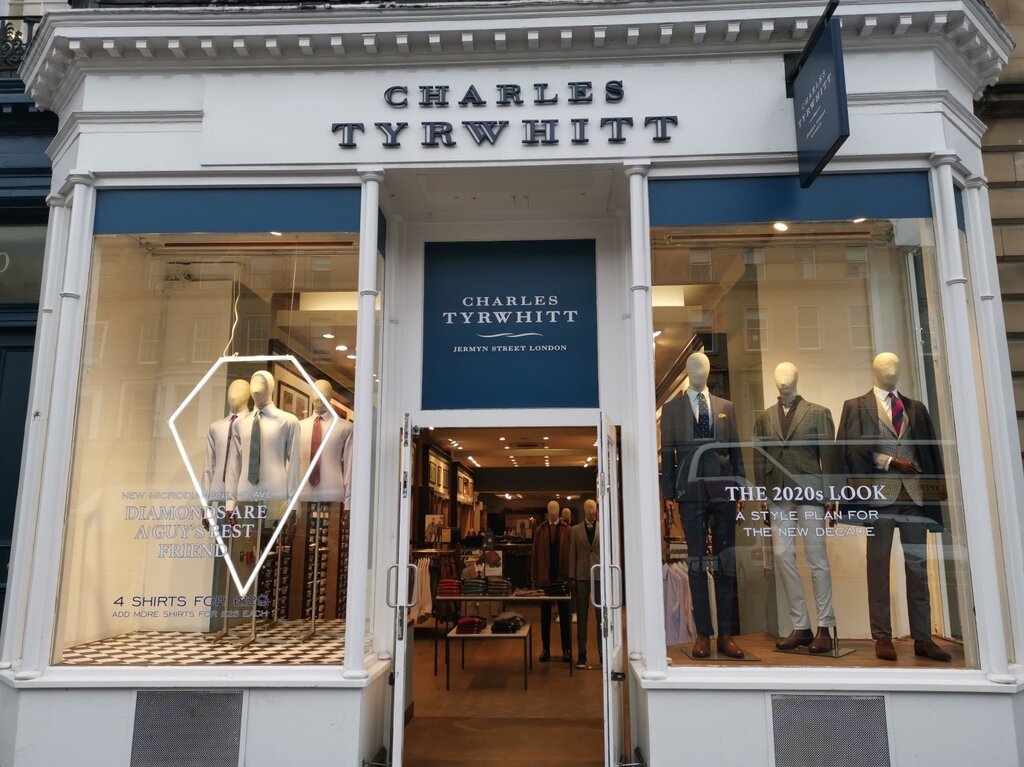 Giyim mağazası Charles Tyrwhitt, Edinburgh, foto