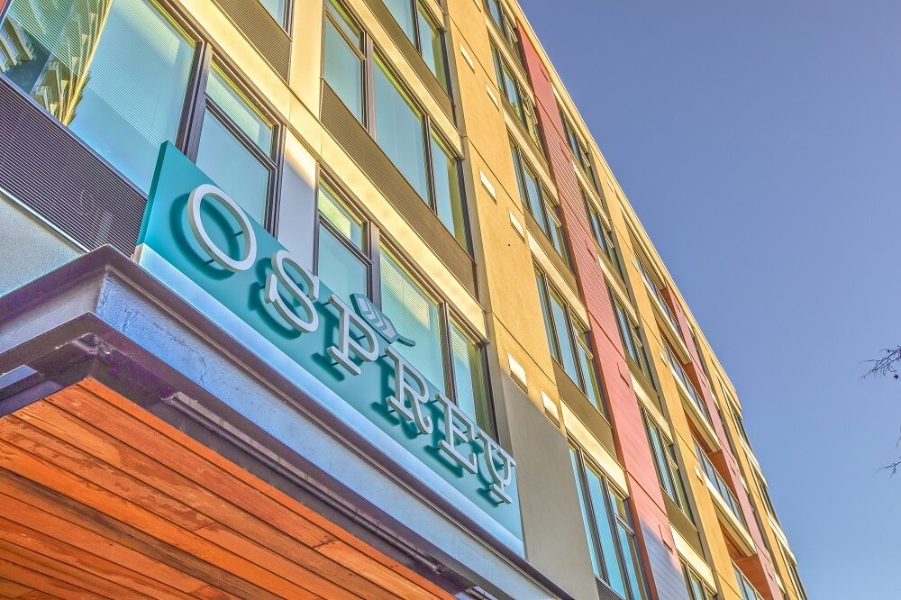 Emlak ofisi Osprey Apartments, Oregon Eyaleti, foto
