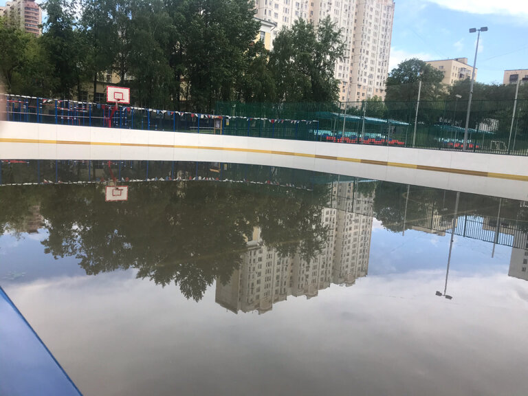 Spor alanı Футбольная площадка, Moskova, foto