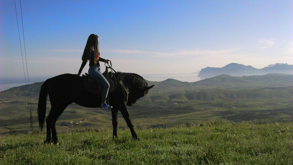 At ve binicilik kulüpleri Horse Racing Base Genzenberg - Heart of the Mountain, Kırım Cumhuriyeti, foto