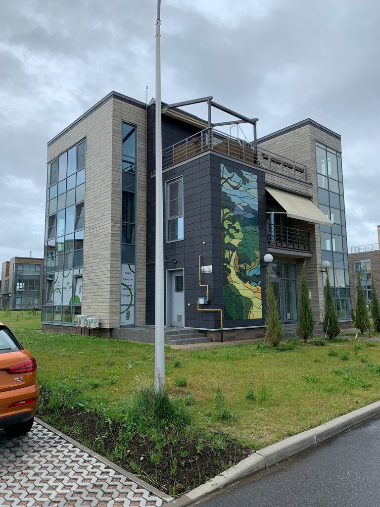 Market Park cafe Lakhta, Saint‑Petersburg, foto