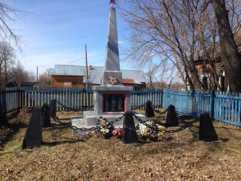 Anıt, heykel Погибшим воинам в годы Великой Отечественной войны, Kirovskaya oblastı, foto