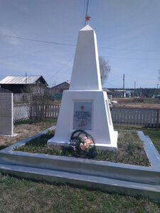 Обелиск павшим за Родину в Великой Отечественной войне, 1941-1945 гг. (Chuvash Republic, Vurnarskiy munitsipalny okrug, derevnya Burtasy, Klubnaya ulitsa), anıt, heykel  Çuvaşya'dan