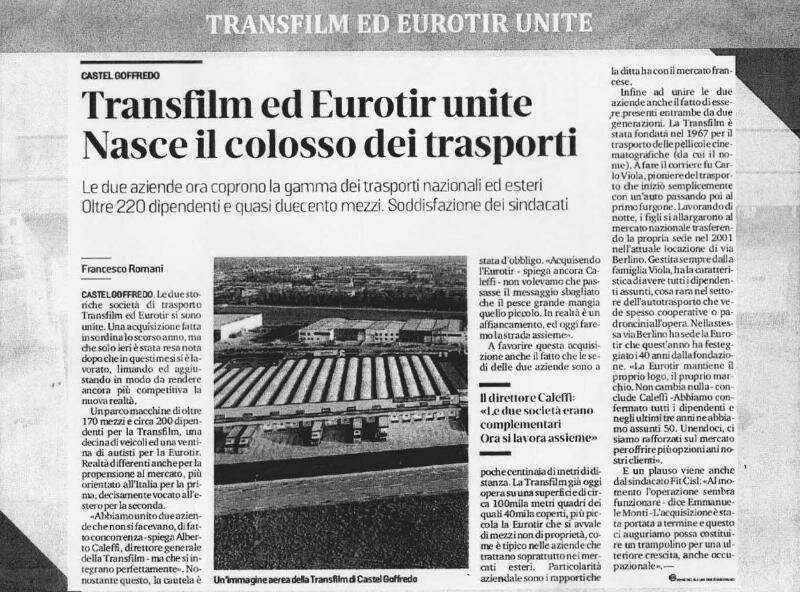 Evden eve nakliye Eurotir, Lombardiya, foto