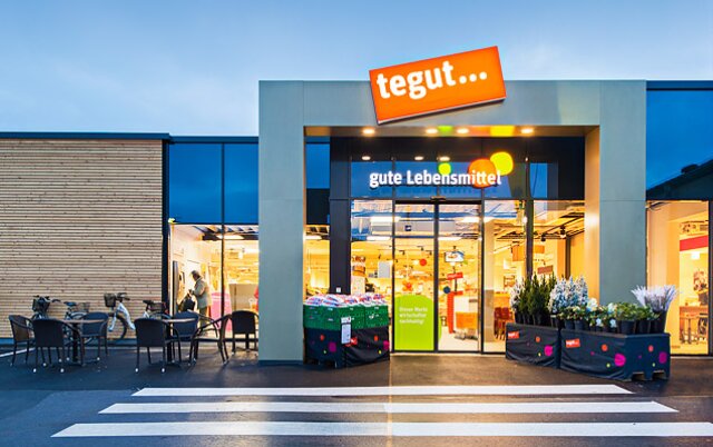 Süpermarket Tegut... gute Lebensmittel, Karlstadt, foto