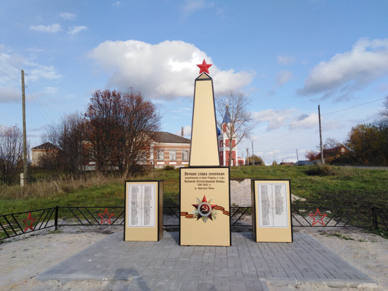 Anıt, heykel Воинам-землякам, погибшим в годы Великой Отечественной войны, Nijegorodskaya oblastı, foto