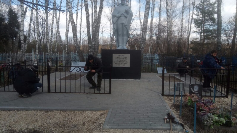 Anıt, heykel Братская могила № 19, Tulskaya oblastı, foto