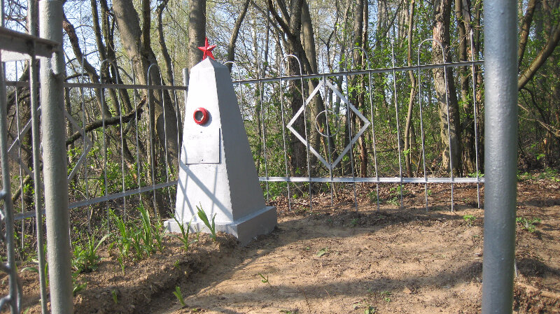 Anıt, heykel Могила партизана Амосенкова Егора Васильевича, Smolenskaya oblastı, foto