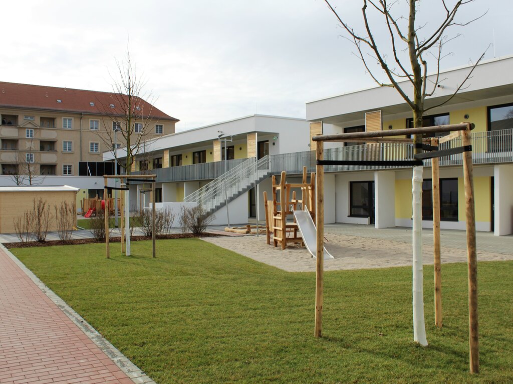 Ortaokul FRÖBEL-Integrationskindergarten Bockstraße, Leipzig, foto