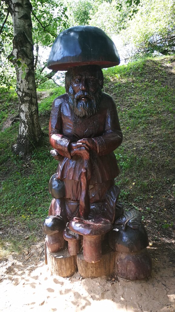 Park, sokak heykeli Грибич, Pereslavl‑Zalesski, foto