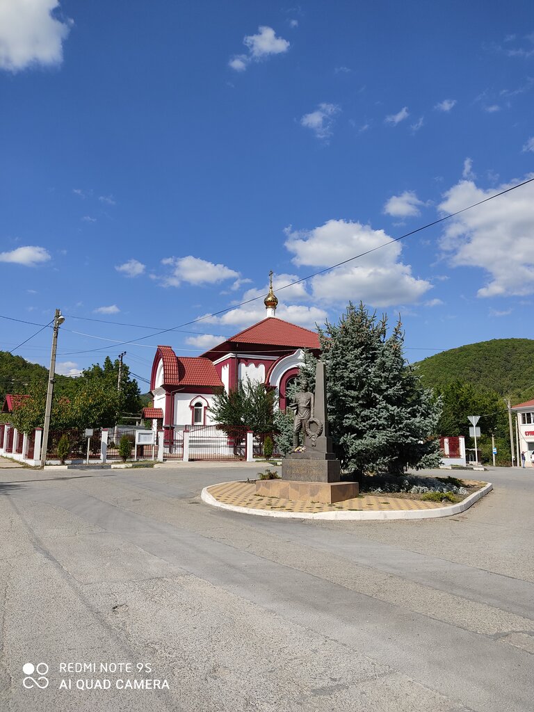 Ortodoks kiliseleri Tserkov Useknoveniya Glavy Ioanna Predtechi V Praskoveyevke, Krasnodarski krayı, foto
