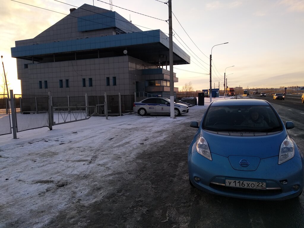 Trafik kontrol noktası Стационарный пост ДПС КП Затон, Barnaul, foto