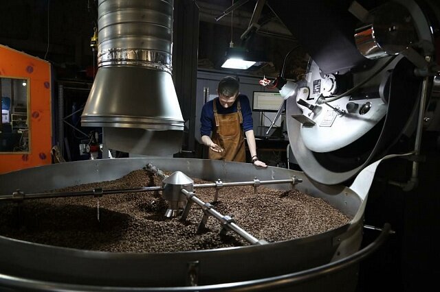 Gıda üreticileri To. Coffee. Factory, Vladimirskaya oblastı, foto