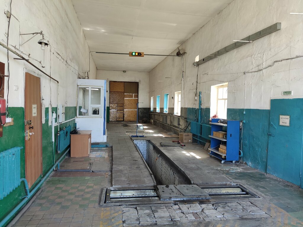 Araç muayene istasyonları Inspection Point Ip Losev G. A., Kuzey Kazakistan eyaleti, foto