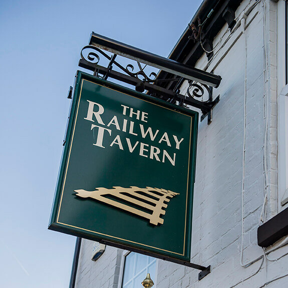 Bar The Railway Tavern, İngiltere, foto
