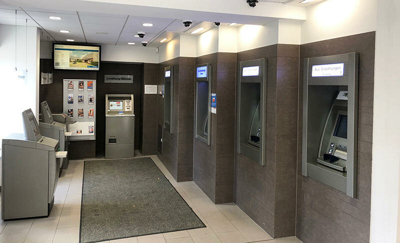 ATM'ler Berliner Volksbank Beratungscenter Kaulsdorf, Berlin, foto