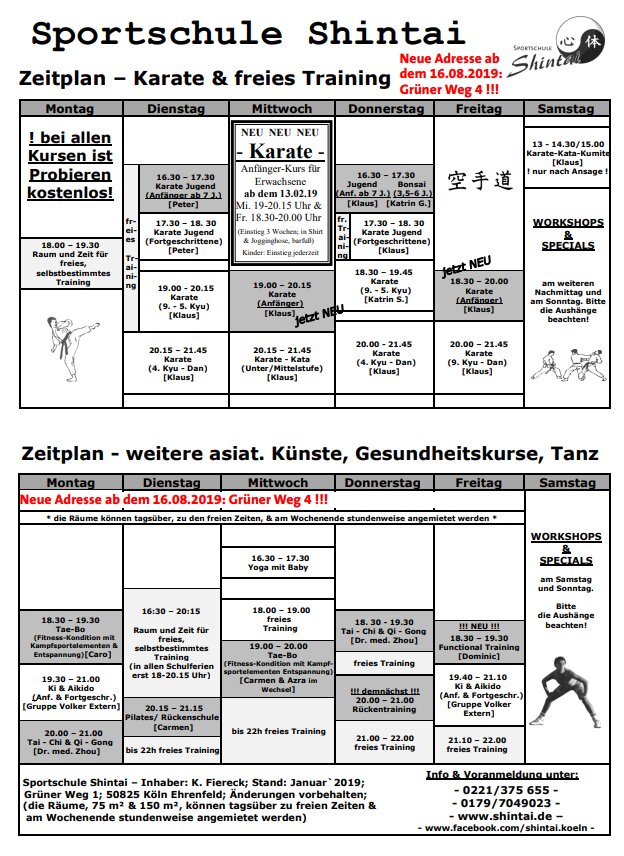 Spor ve eğlence merkezi Karate & Sportschule Shintai Köln, Köln, foto
