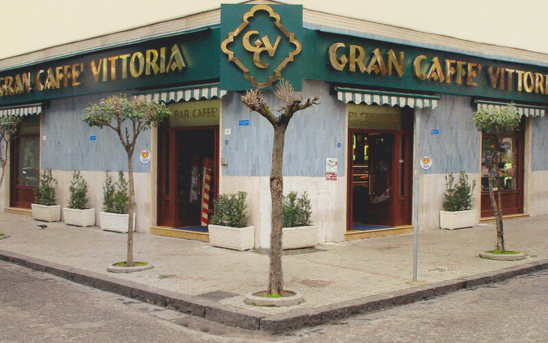 Kahve dükkanları Gran Caffè Vittoria, Napoli, foto