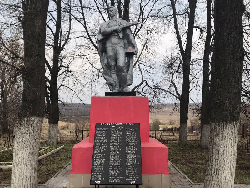Anıt, heykel Братская могила, Tulskaya oblastı, foto