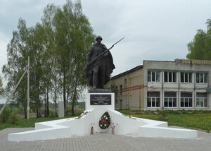 Погибшим воинам-односельчанам (Bryansk Region, Mglinskiy District, derevnya Vetlevka), anıt, heykel  Brianskaya oblastından