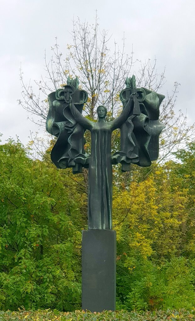 Park, sokak heykeli Скульптура Победа, Moskova, foto