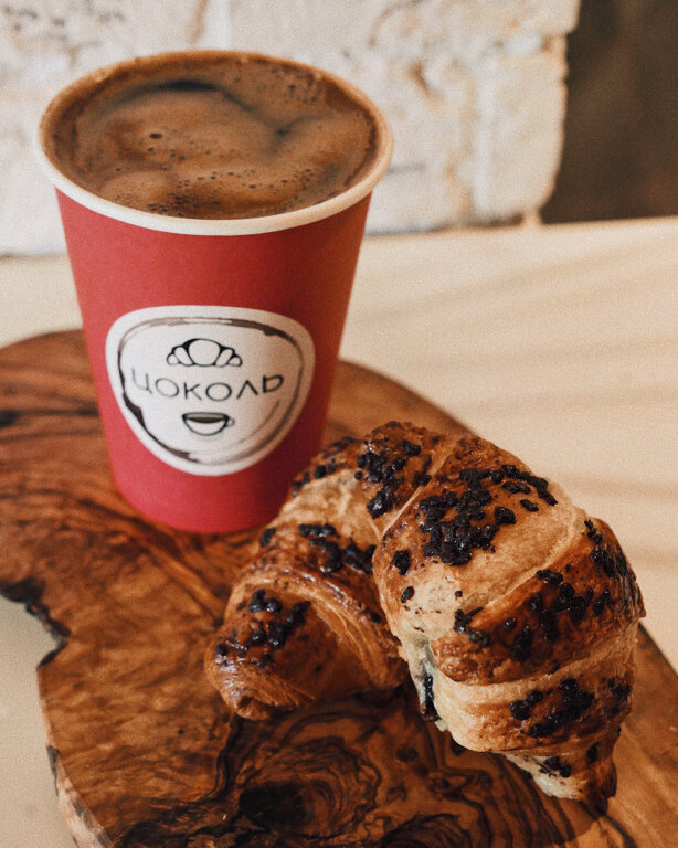 Kahve dükkanları Tsokol coffee, Moskova, foto