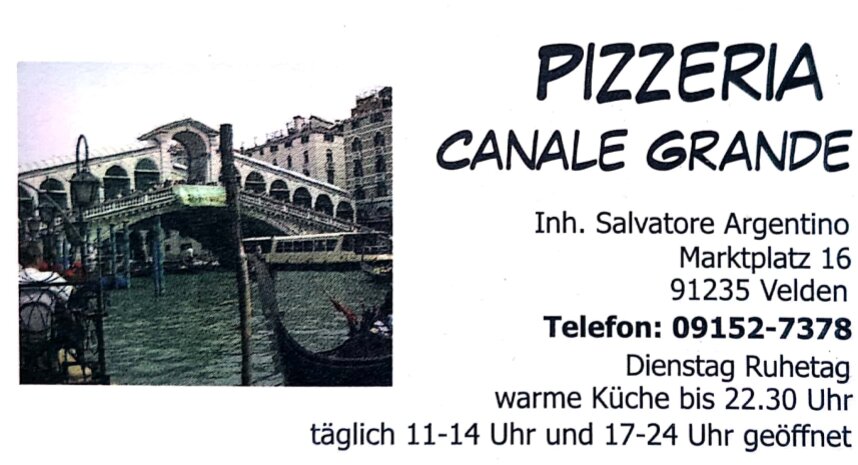 Restoran Gaststätte Pizzeria Canale Grande Inh. Salvatore Argentino, Bavyera, foto