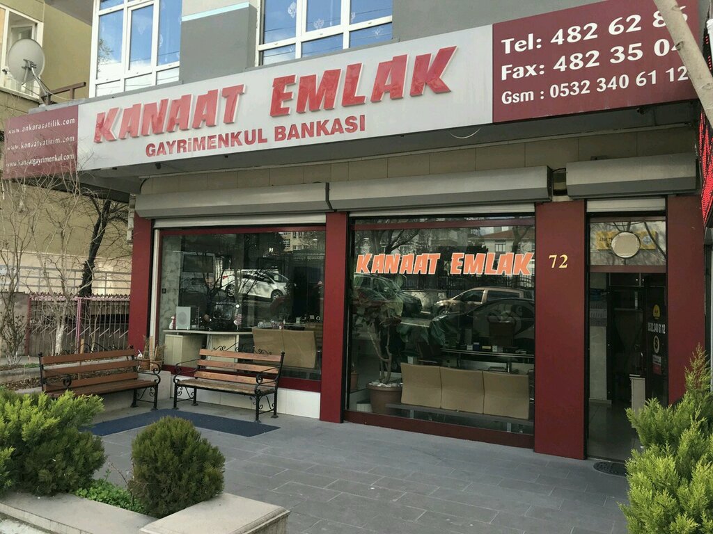 Emlak ofisi Kanaat Emlak, Ankara, foto