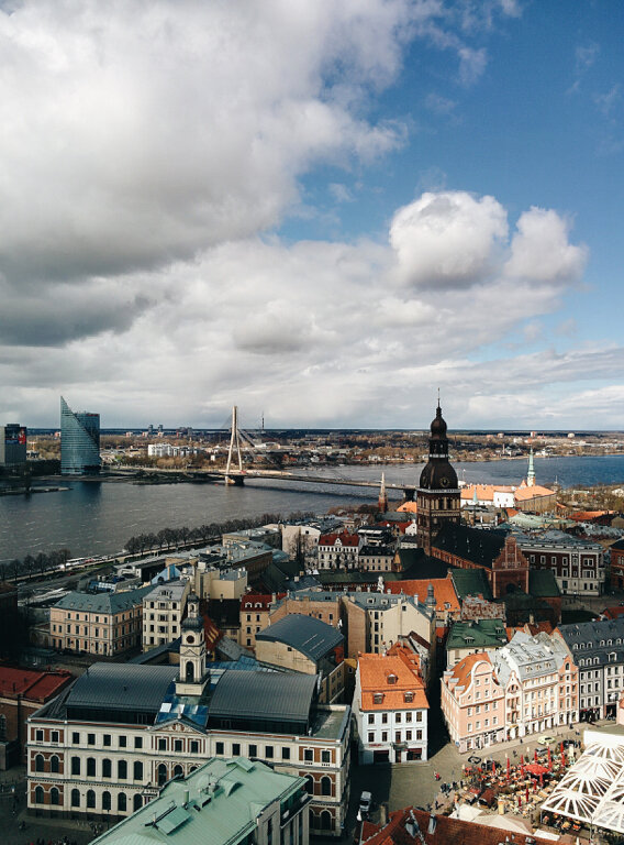 Seyir terası Skatu platforma, Riga, foto