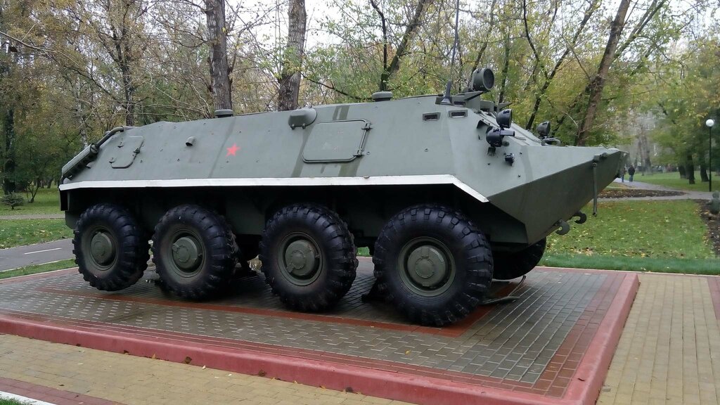 Teknoloji anıtı Бронетранспортёр БТР-60ПБ, Moskova, foto