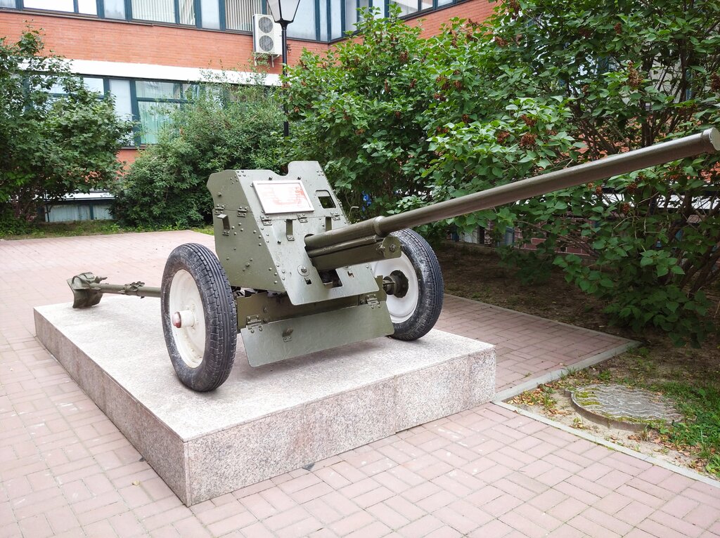 Teknoloji anıtı 45-мм противотанковая пушка, Moskova, foto