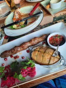 Marfa Authentic Restaurant (Stroiteley Avenue No:19, Sovetskiy City Administrative District, Akademgorodok Microdistrict), restoran  Novosibirsk'ten