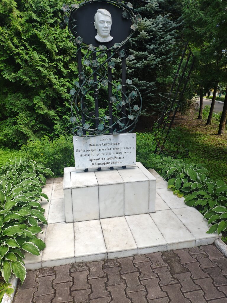 Anıt, heykel Виталий Александрович Шмелёв, Rodniki, foto