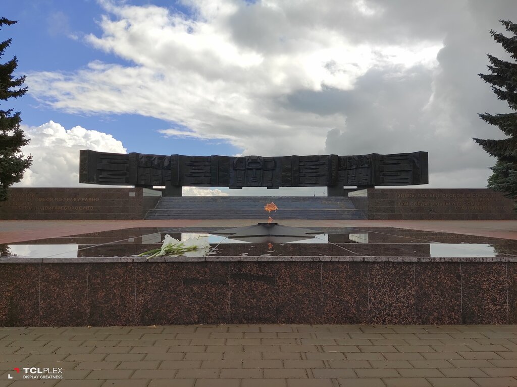 Anıt, heykel Вечный огонь, Belgorodskaya oblastı, foto
