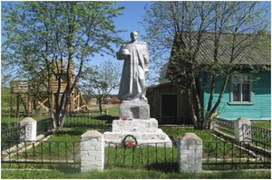 Воинам-землякам, погибшим в годы Великой Отечественной войны (Sovetskaya ulitsa No:39, derevnya Fedosyata), anıt, heykel  Kirovskaya oblastından