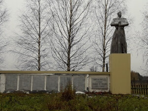 Героям, павшим за Родину в 1941-1945 гг. (Perm Territory, Yurlinskiy munitsipalny okrug, derevnya Titova, Tsentralnaya ulitsa), anıt, heykel  Permski krayından