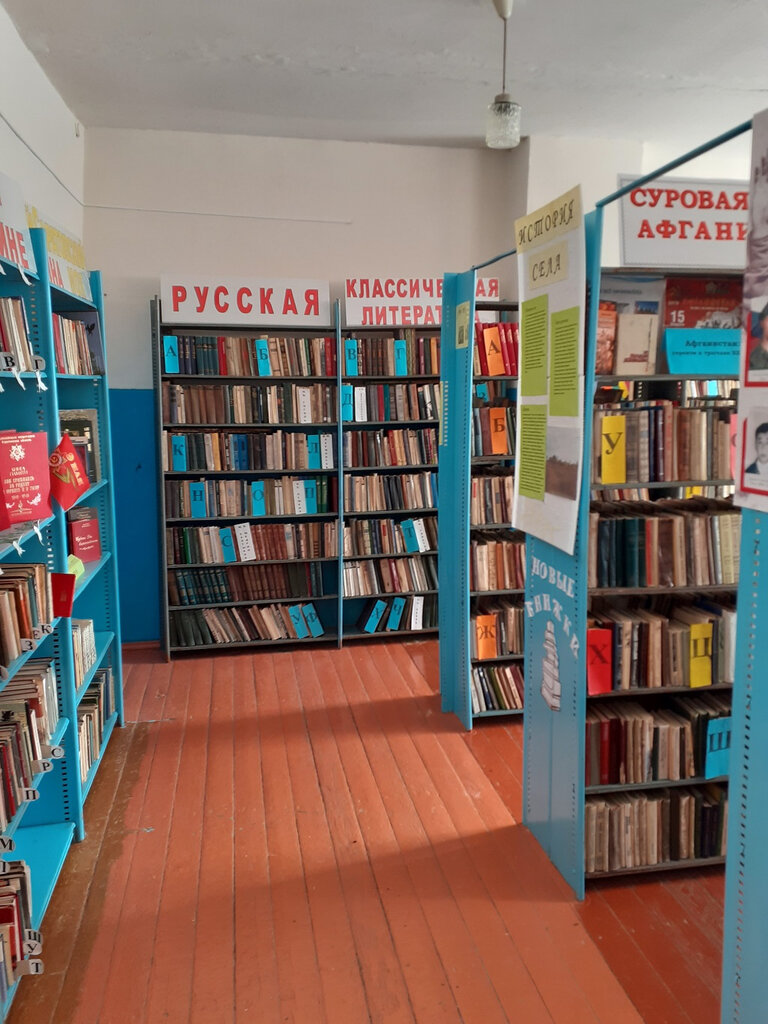 Kütüphaneler Головинщенская сельская библиотека, Saratovskaya oblastı, foto