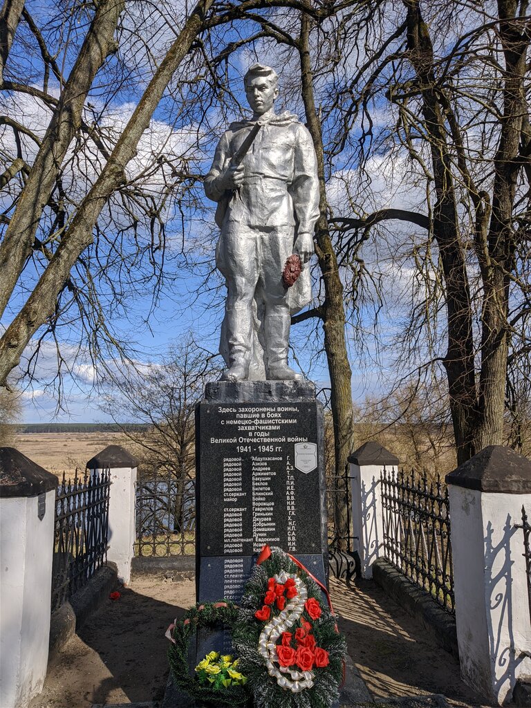 Anıt, heykel Н.В. Сиротинин, Krichev, foto