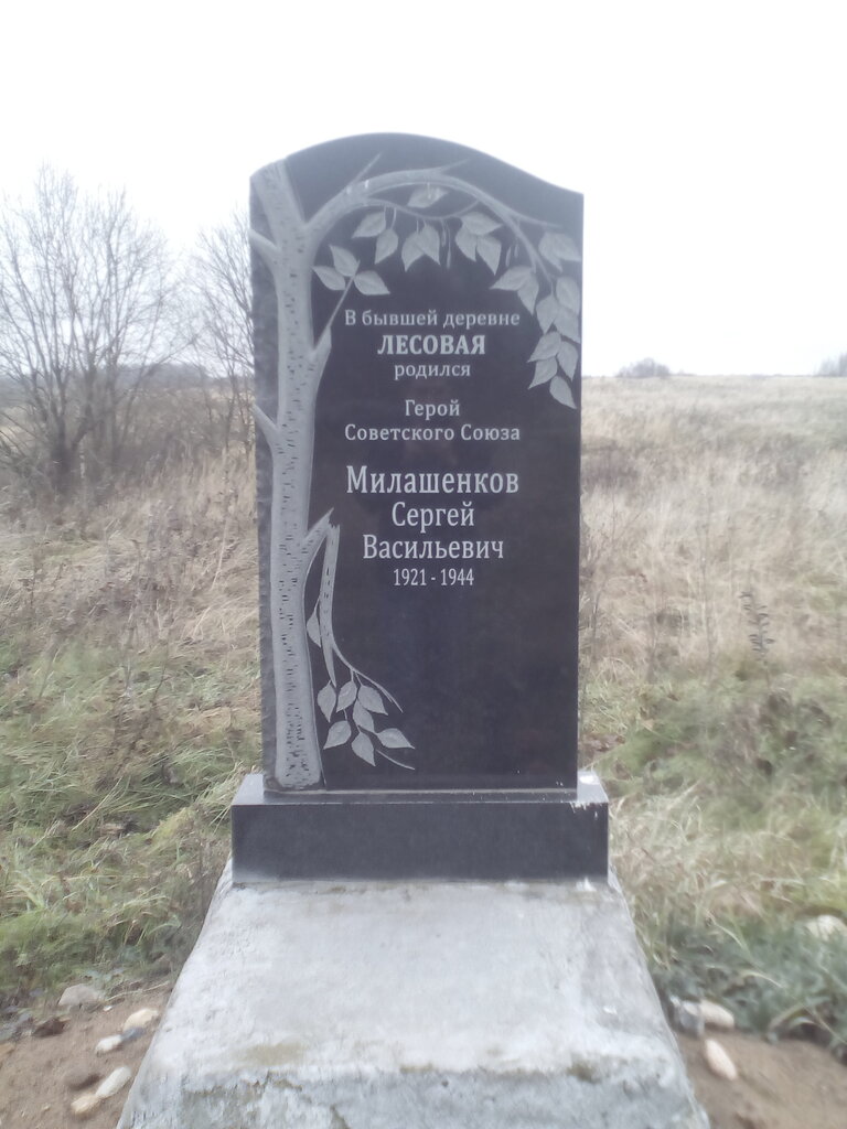 Anıt, heykel Сергей Васильевич Милашенков, Smolenskaya oblastı, foto