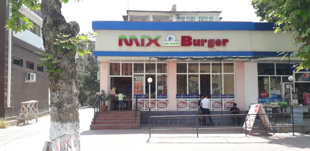 Kafe Mix burger, Fergana, foto