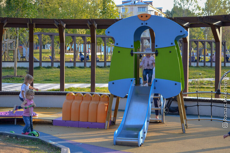 Oyun alanı Playground, Moskova, foto