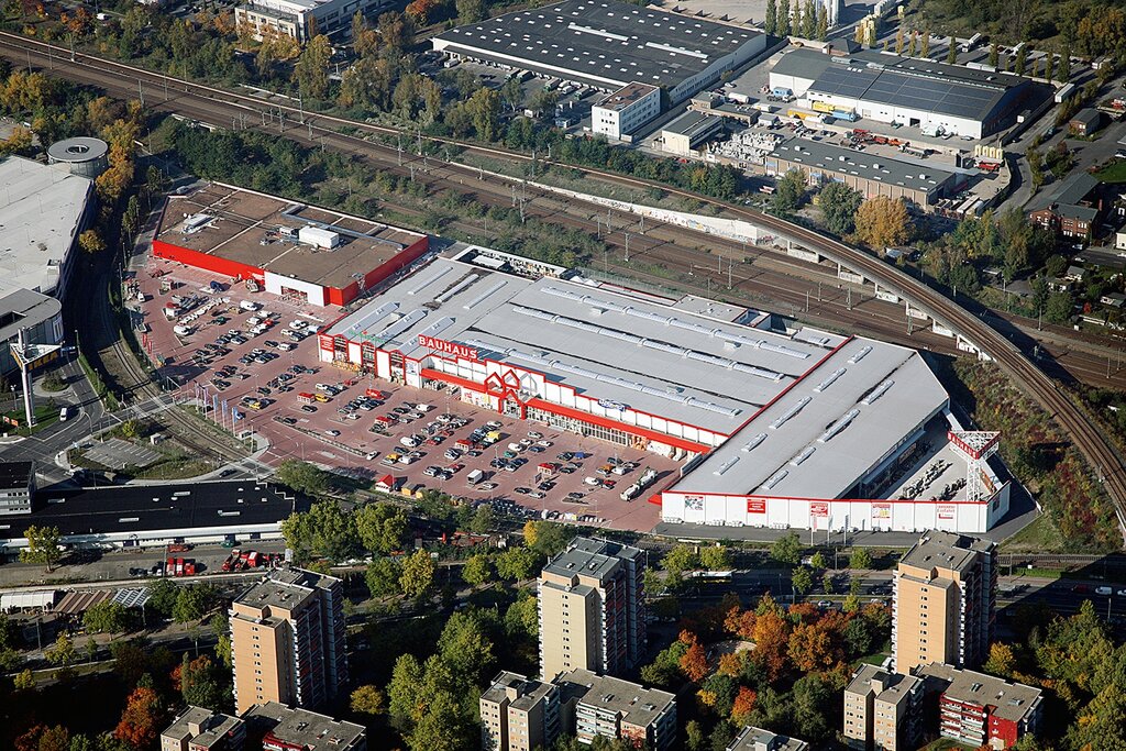 Yapı mağazası Bauhaus Berlin-Spandau, Berlin, foto