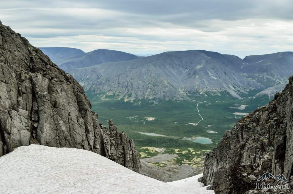 Dağ geçidi North Chorrgor pass, Murmanskaya oblastı, foto