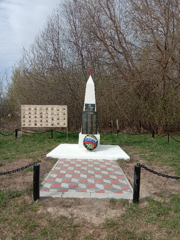 Anıt, heykel Обелиск воинам, погибшим в годы Великой Отечественной войны, Nijegorodskaya oblastı, foto