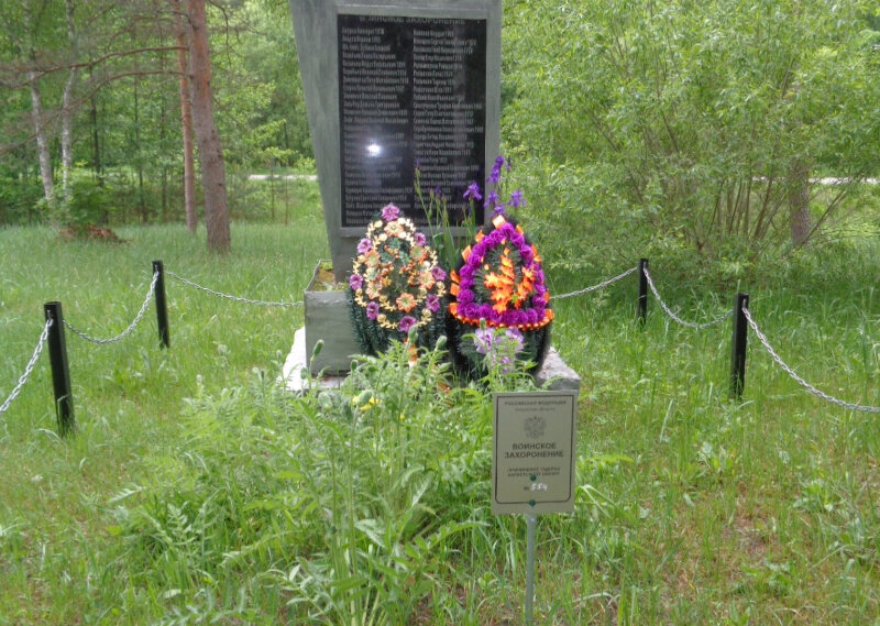 Anıt, heykel Братская могила, Kalujskaya oblastı, foto