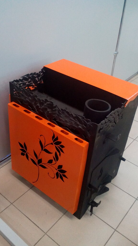 Soba, şömine Lazerrezka29, Arhangelsk, foto